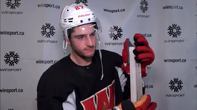 Nick DeSimone is making his NHL debut with the Calgary Flames - The Win ...