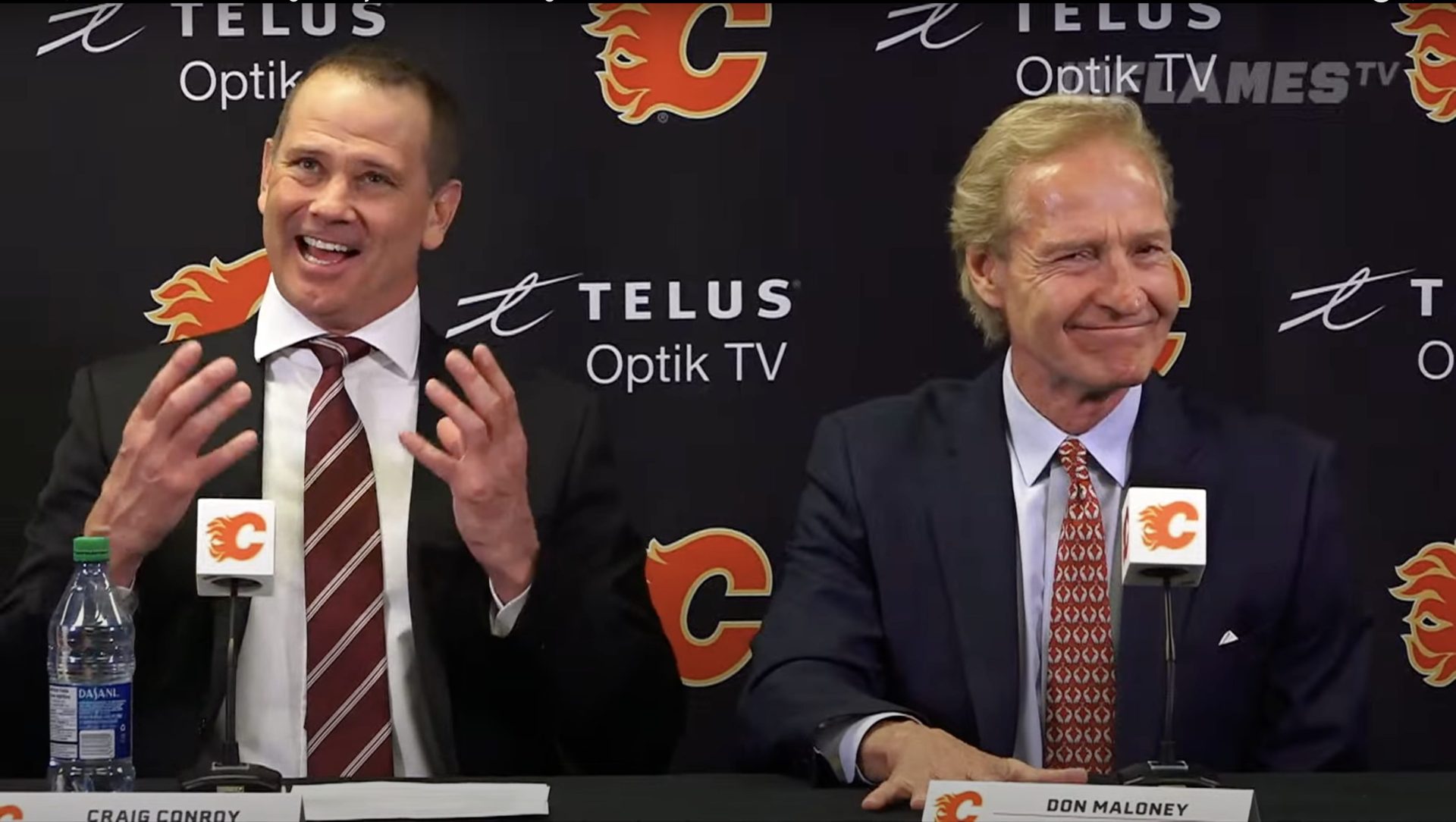 Craig Conroy's introductory press conference was a slam dunk for the ...