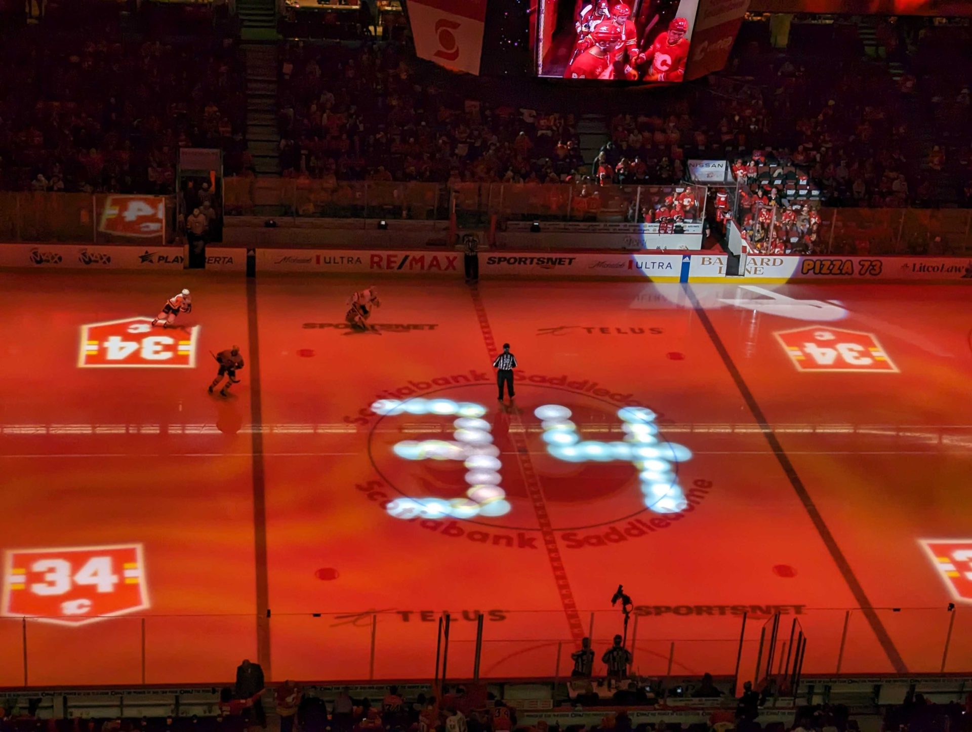 The Calgary Flames win on a jersey retirement night for the first time ...