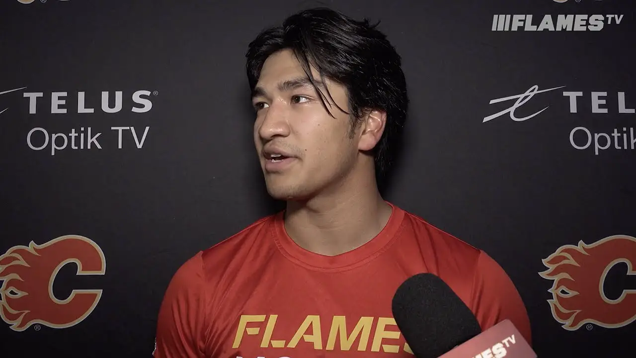 The Calgary Flames have recalled Zayne Parekh from the Saginaw Spirit