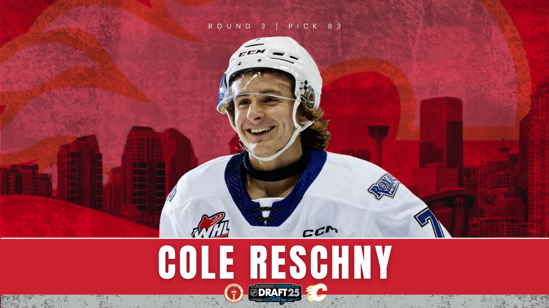 Calgary Flames Draft Picks: Cole Reschny Player Profile